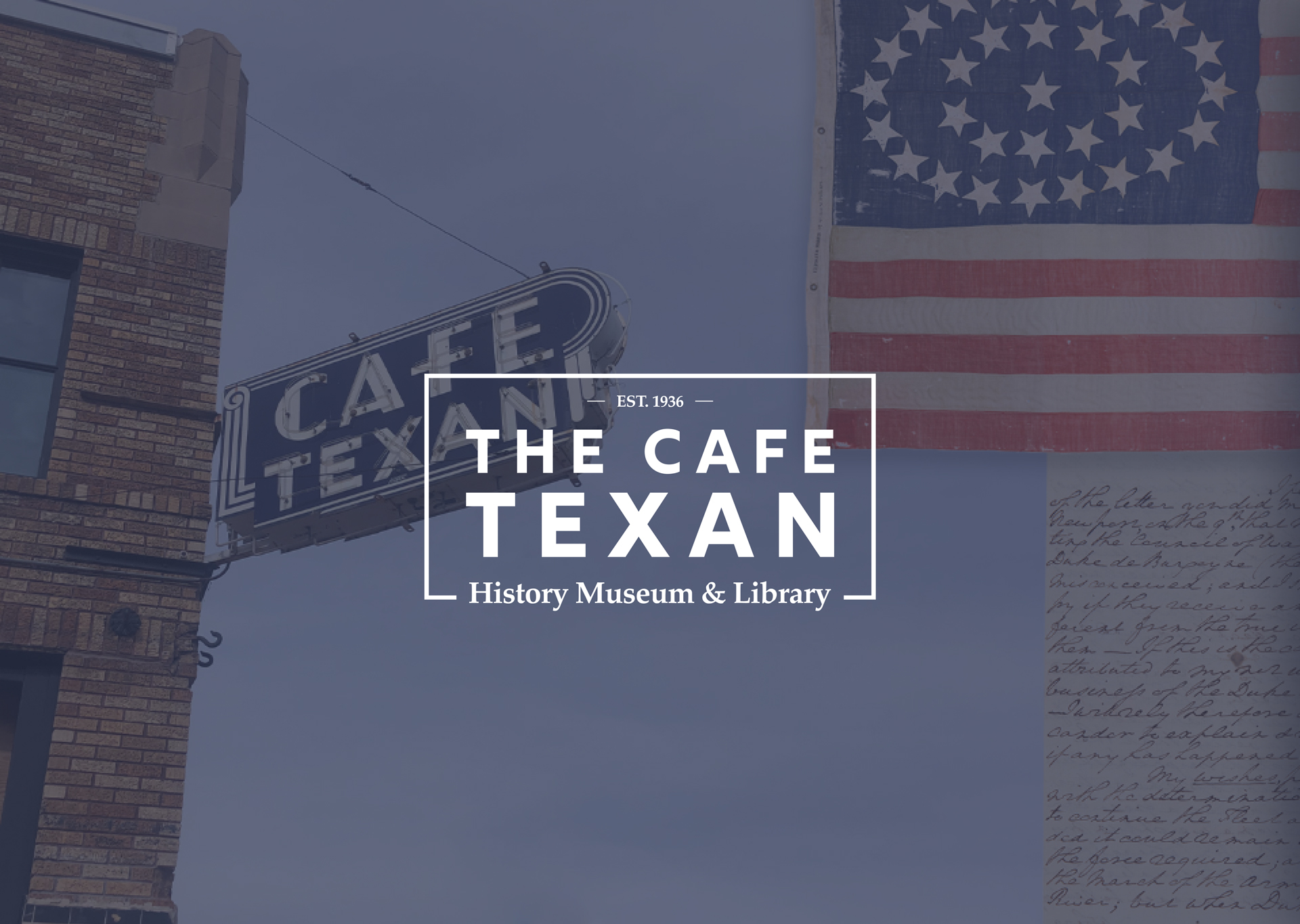 Cafe-Texan-flag-letter | The Cafe Texan History Museum & Library